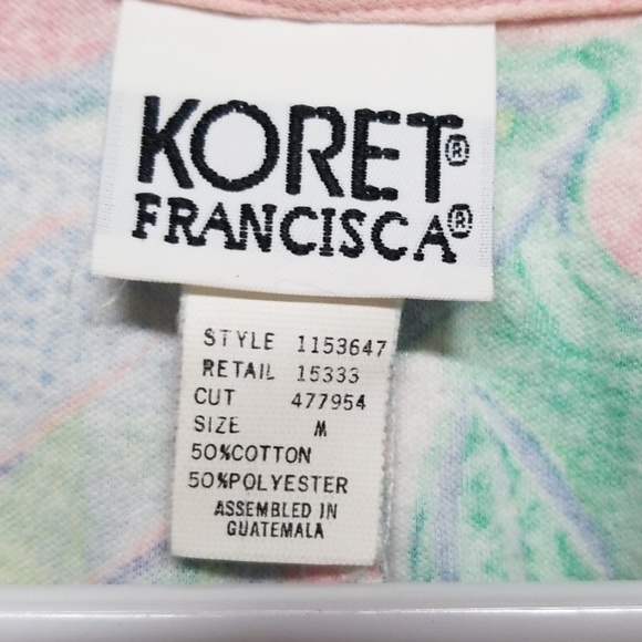 Koret | Tops | Kret Womens Vintage Top Size M | Poshmark